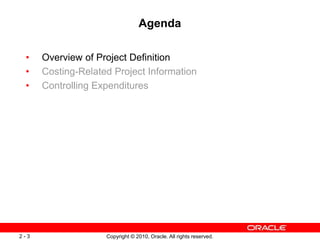 Oracle_ProjectCostManagementDocumentation | PPT | Currencies | Economy