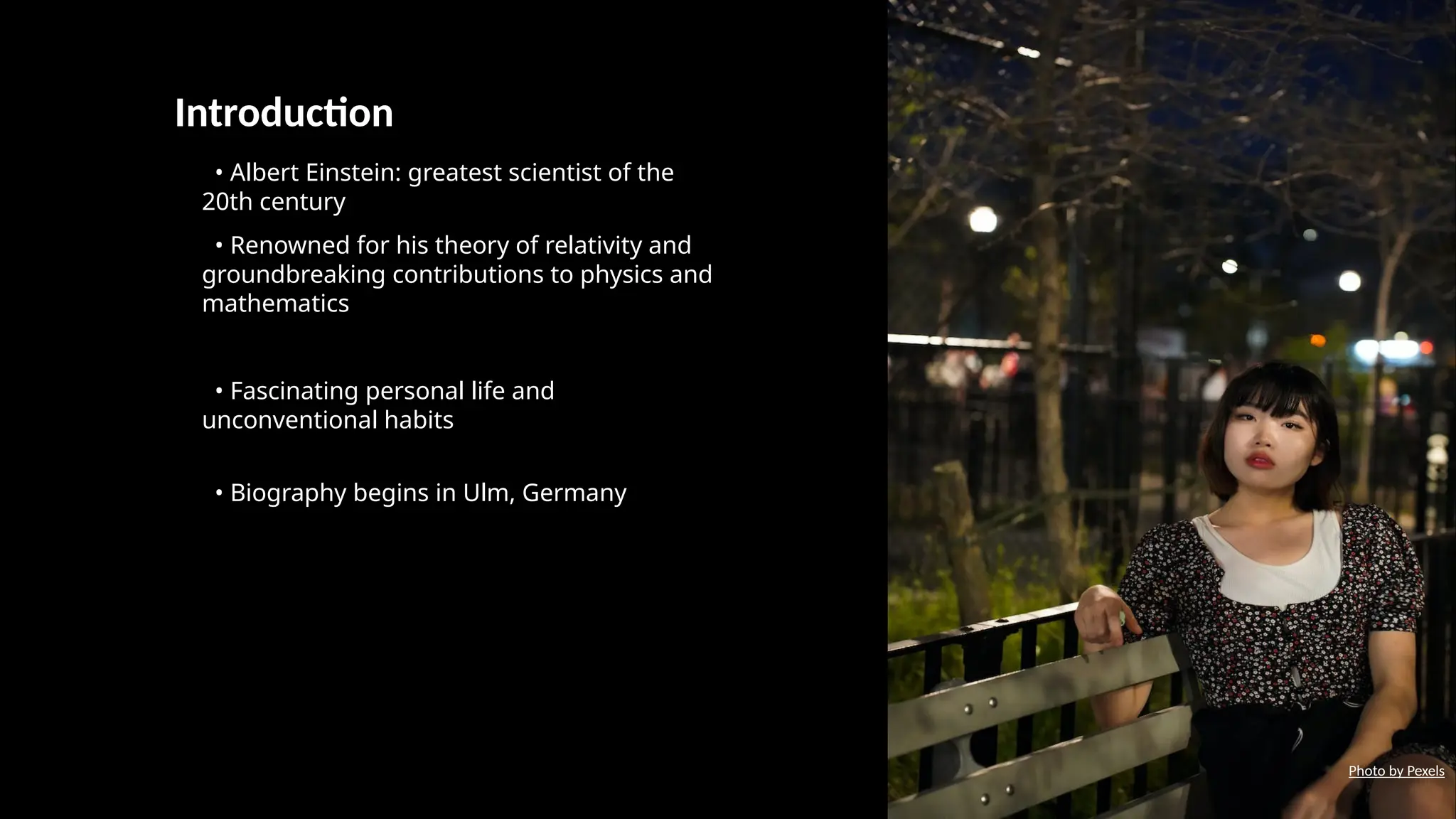 Thomas albert Einstein biography IN ENGLISH | PPTX