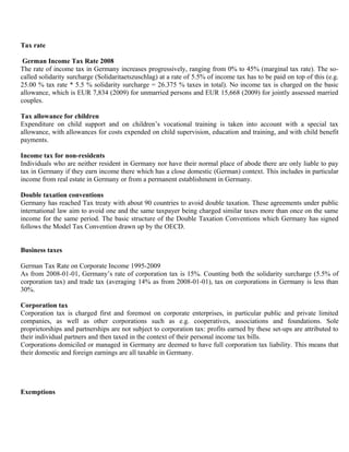 German Taxation | DOC