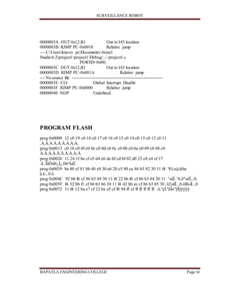 SURVEILLANCE ROBOT | PDF