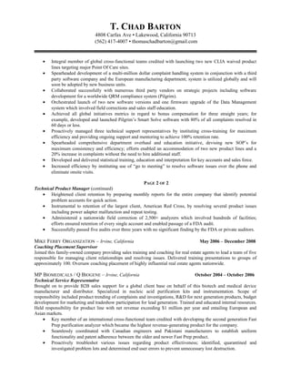 TChad Barton Resume | DOC