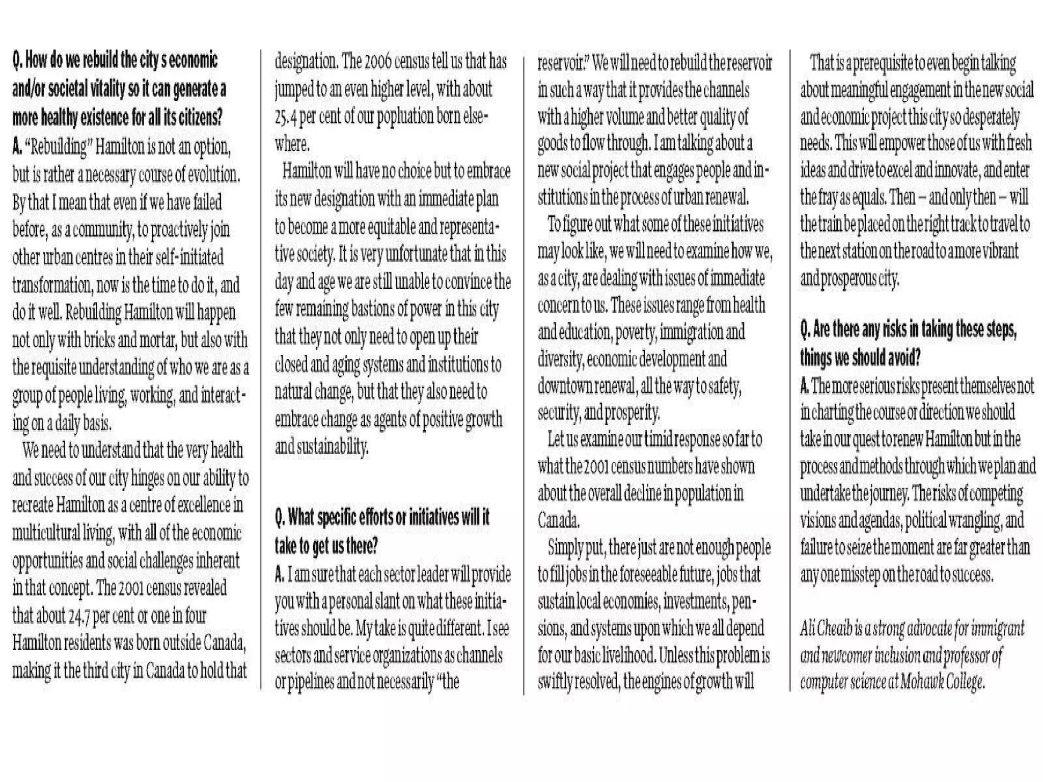 Interview with Ali Cheaib | PDF