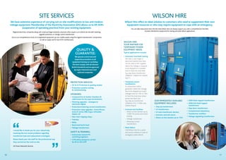 Wilson Power Solutions Company Brochure May 2012 | PDF
