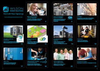 Wilson Power Solutions Company Brochure May 2012 | PDF