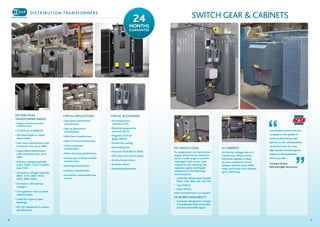 Wilson Power Solutions Company Brochure May 2012 | PDF