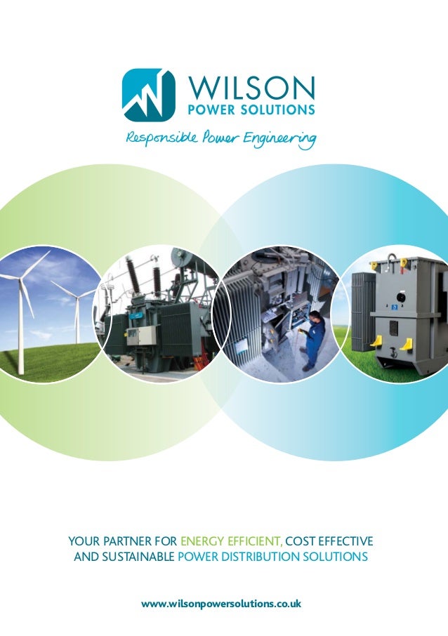 Wilson Power Solutions Company Brochure May 2012
