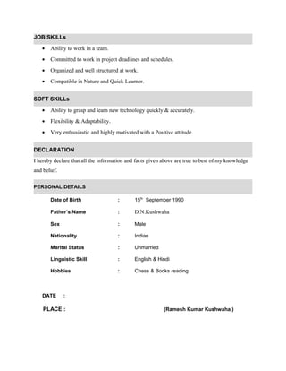 RAMESH CV | DOC