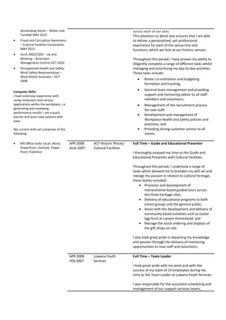 A Sutherland Resume | PDF