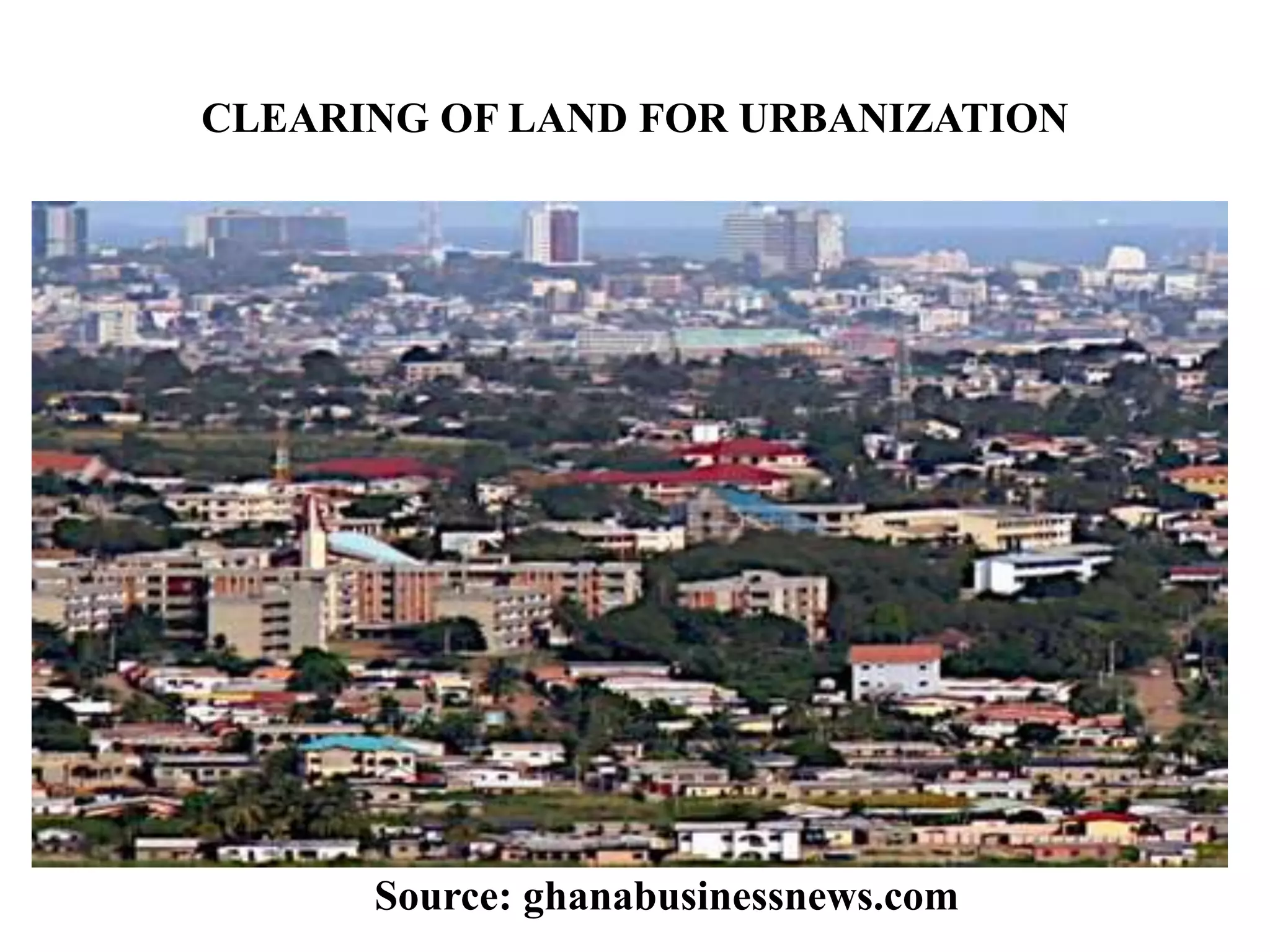 Effects of Urbanization on the Ecosystem | PPTX | Indoor Environmental ...