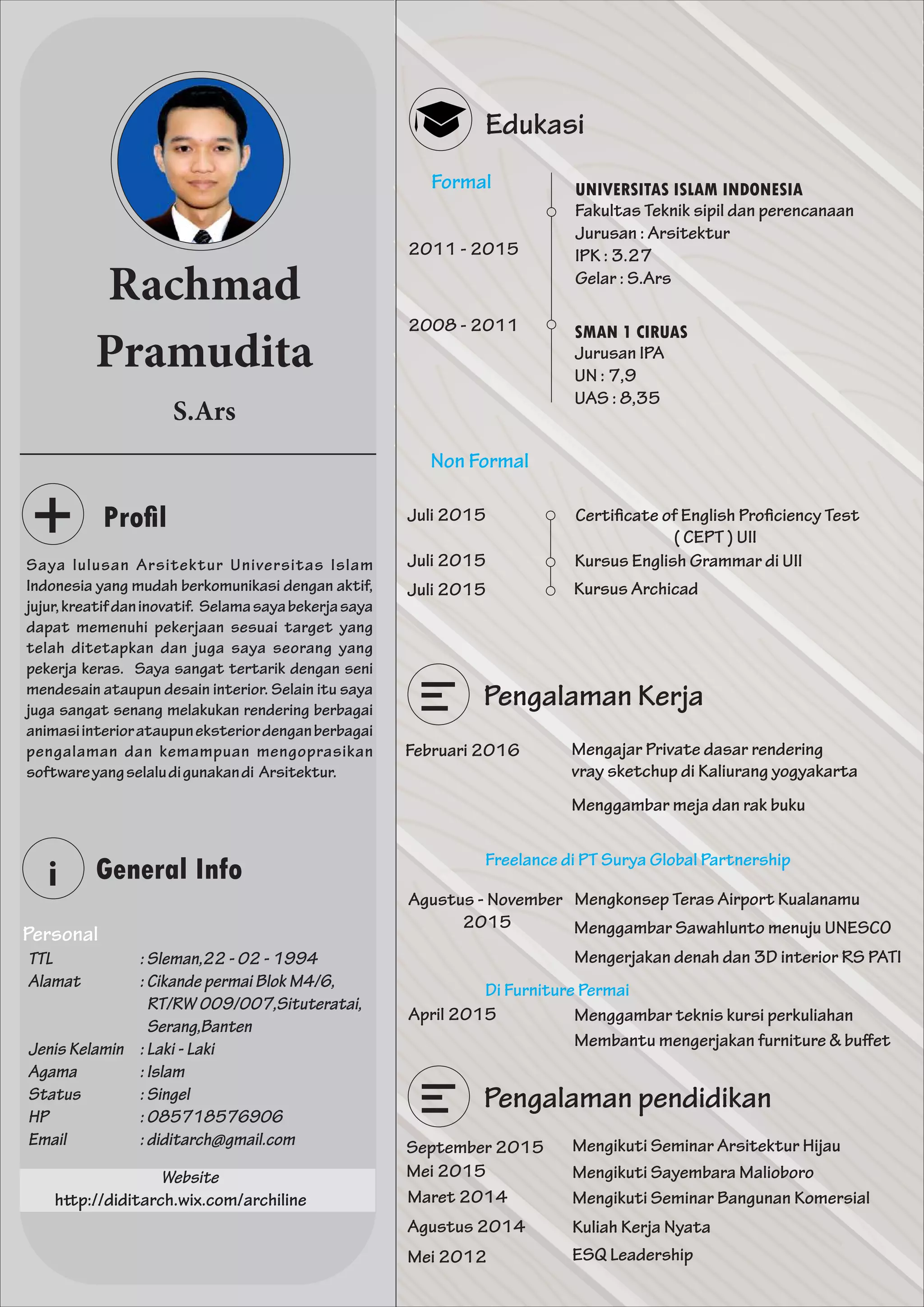 CV_Rachmad Pramudita | PDF