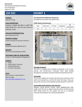 City Council Staff Report Example | PDF