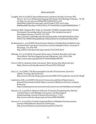 The Neurometabolic Cascade of a Concussion | PDF