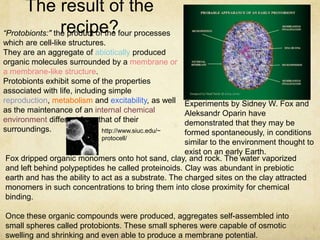 D1 origin of life | PPTX