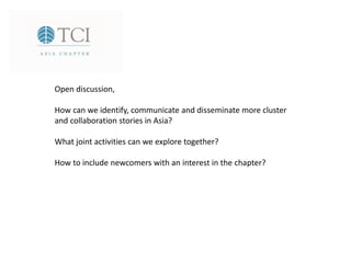 How is TCI Network supporting members to upgrade collaborative strategies? | PPT