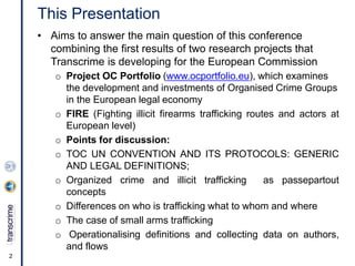 Ernesto Savona, Transcrime | Italy | PPT