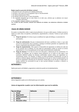 Debate Racional | DOC