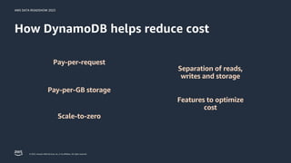 Amazon DynamoDB - Use Cases and Cost Optimization - 발표자: 이혁, DynamoDB Specialist SA, WWSO, AWS ...