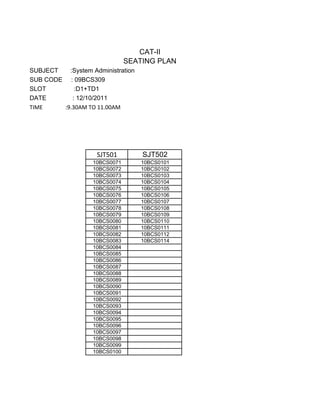 D1 slot seating plan scse_chineese_plan | PDF