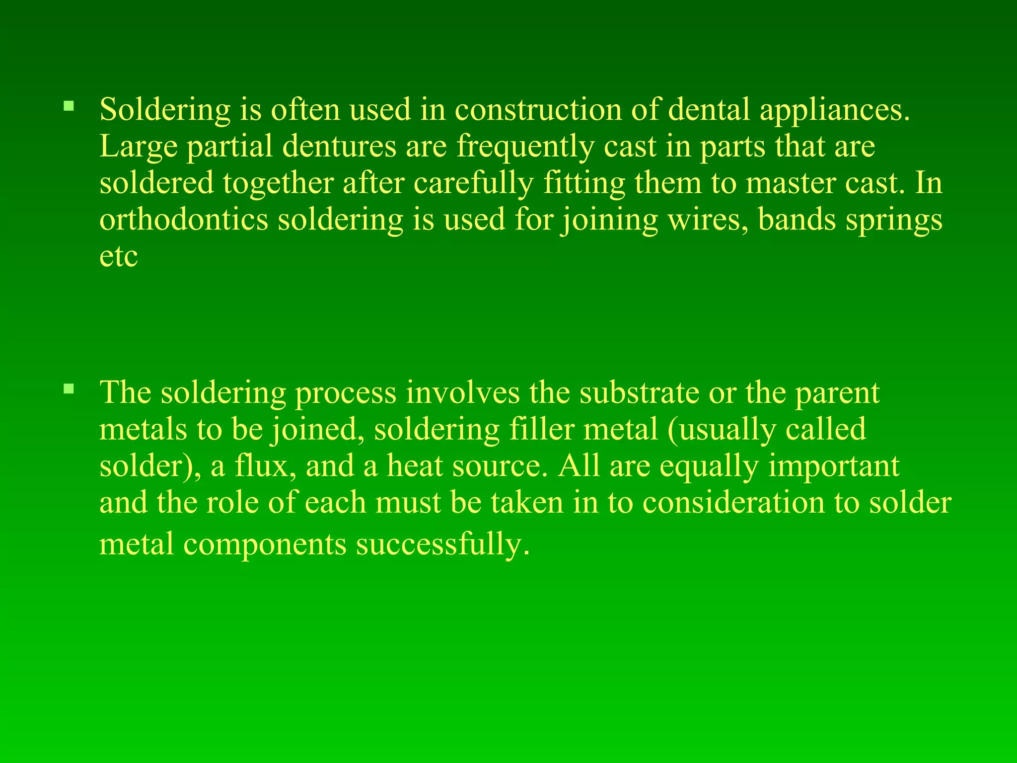 dental soldering | PPT