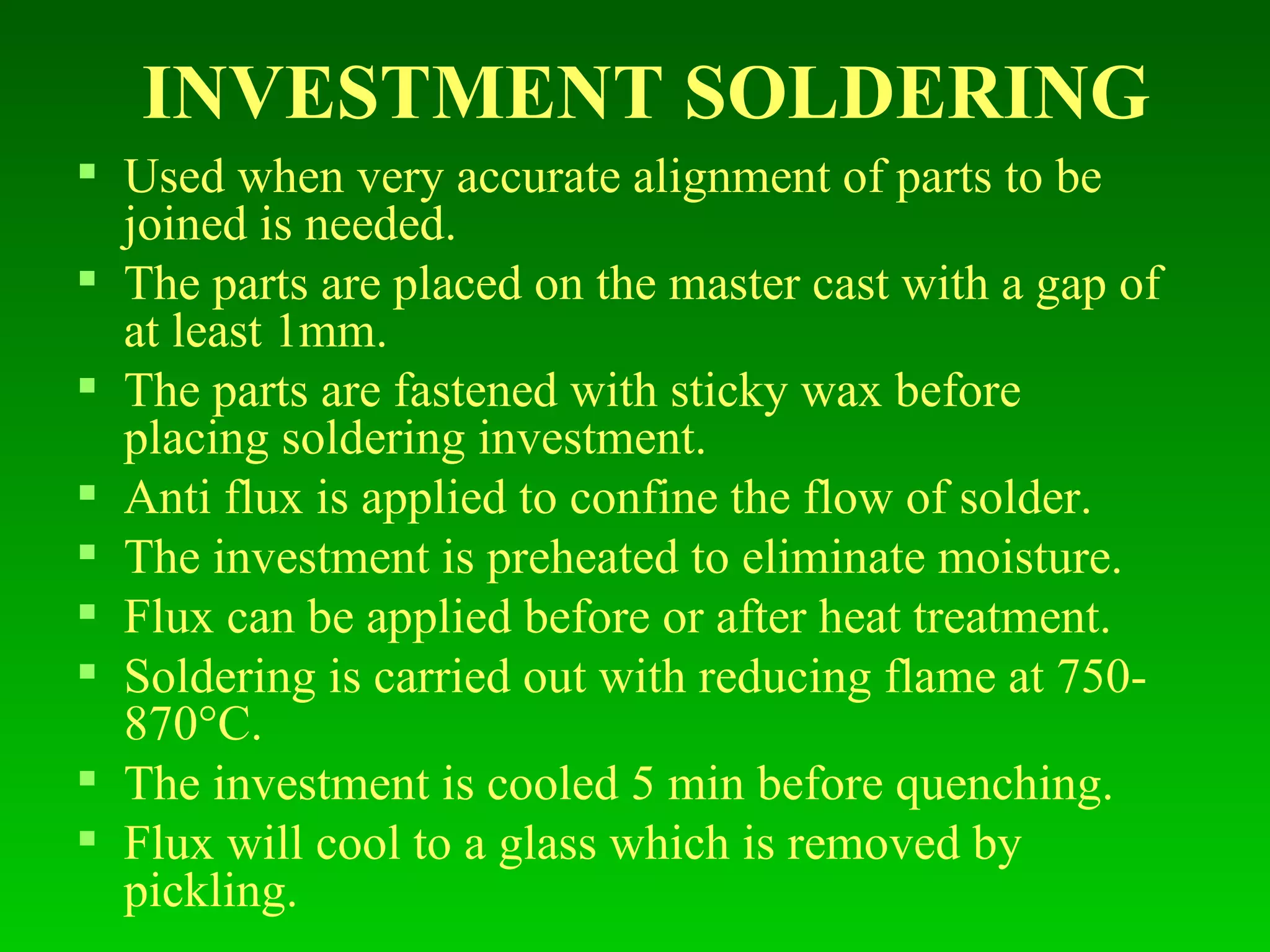 dental soldering | PPT