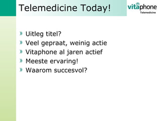 Vita Phone - telemedicine | PPT