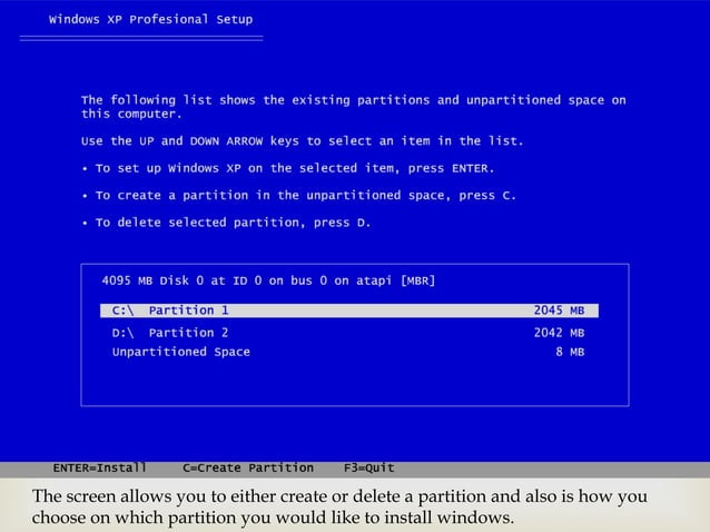 D1 windows xp installation | PPTX