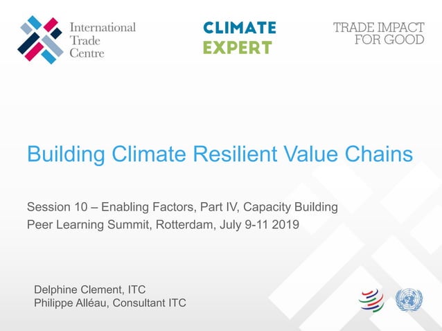Building Climate Resilient Value Chains | PPT