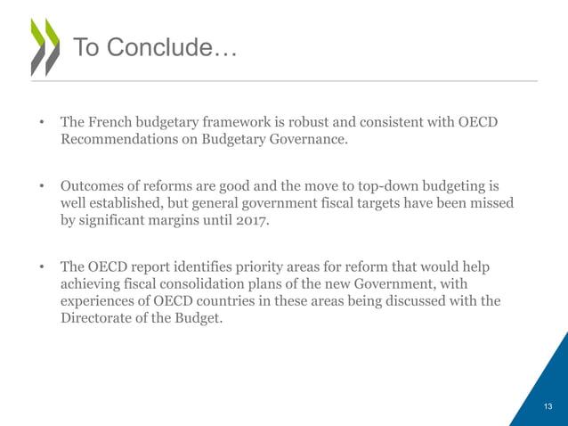 Budgeting in France - Delphine MORETTI, OECD | PDF