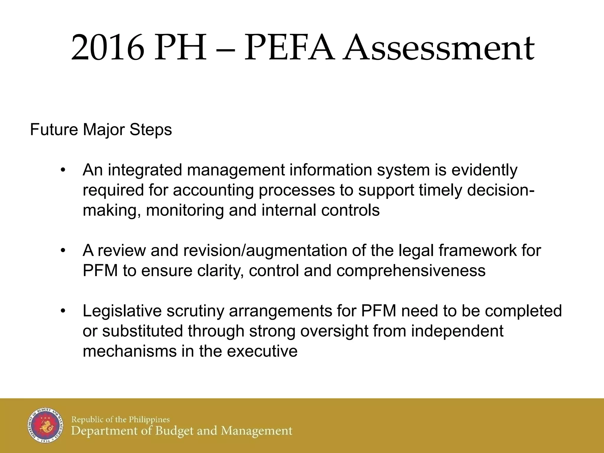 Budgetary governance reforms - Amanella Arevalo, Philippines | PPT