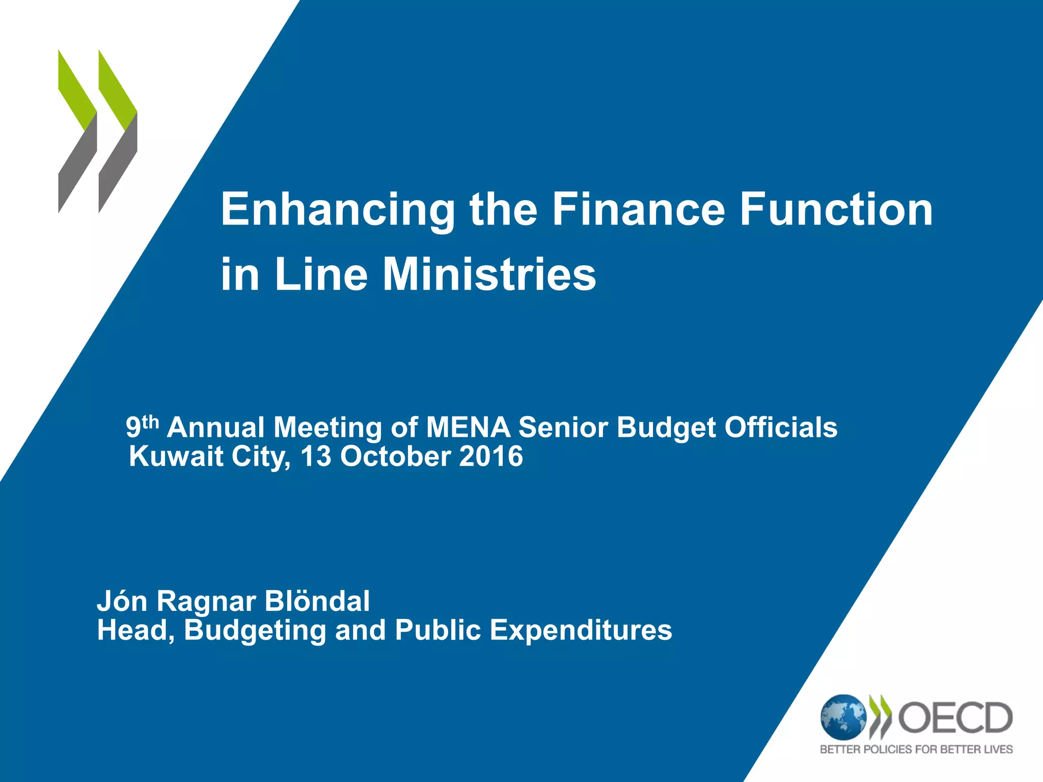 Financial Discipline and Accountability - Jon BLÖNDAL, OECD (English) | PPT