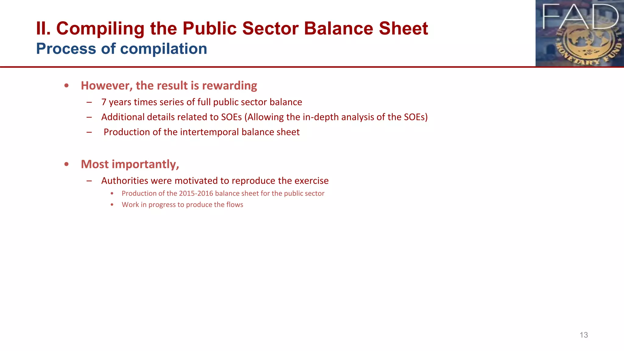 Managing Government Balance Sheet: a Focus on Public Assets - Manal ...