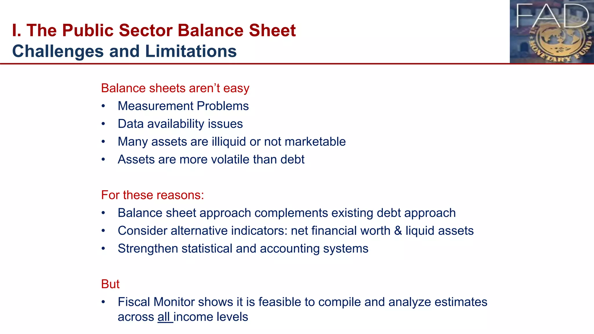 Managing Government Balance Sheet: a Focus on Public Assets - Manal ...