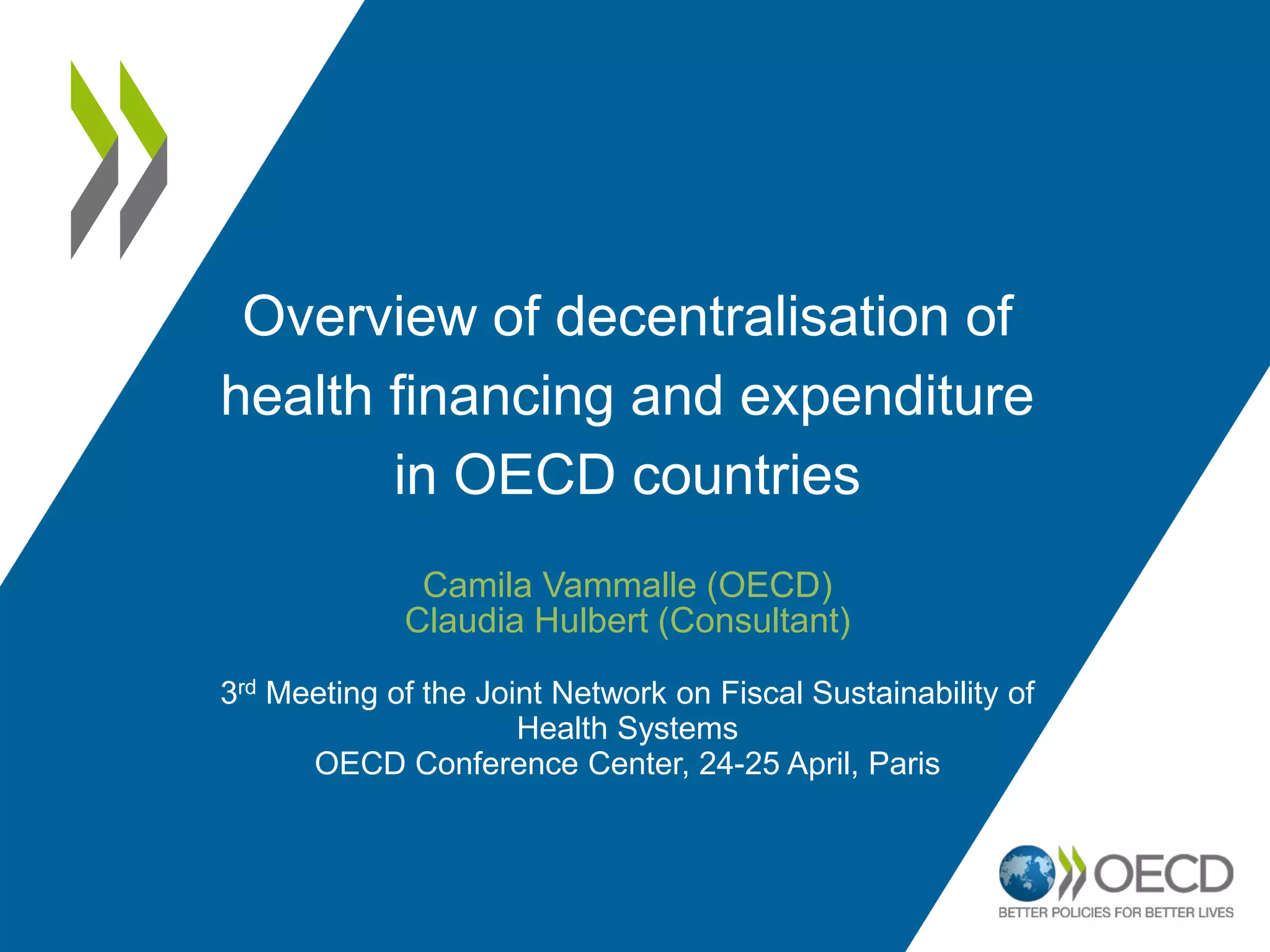 DELSA/GOV 3rd Health meeting - Camila VAMMALLE and Claudia HULBERT | PPT