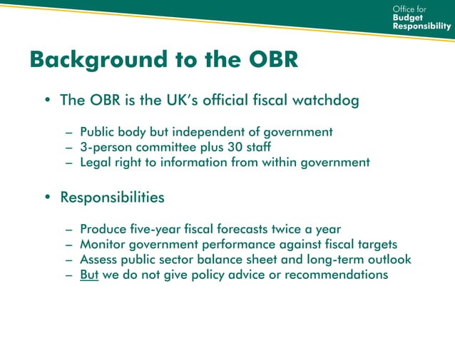 Fiscal Risk Management - Robert CHOTE, United Kingdom | PDF | Business ...