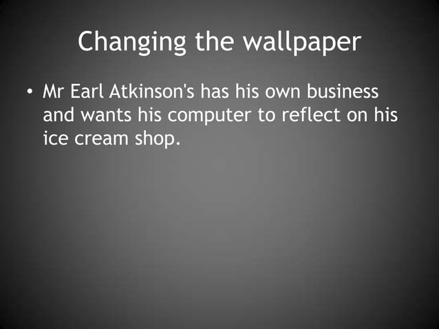 Personalising Desktop | PPTX