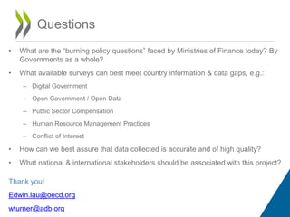 South East Asian Government at a Glance, Edwin Lau, OECD Secretariat | PDF
