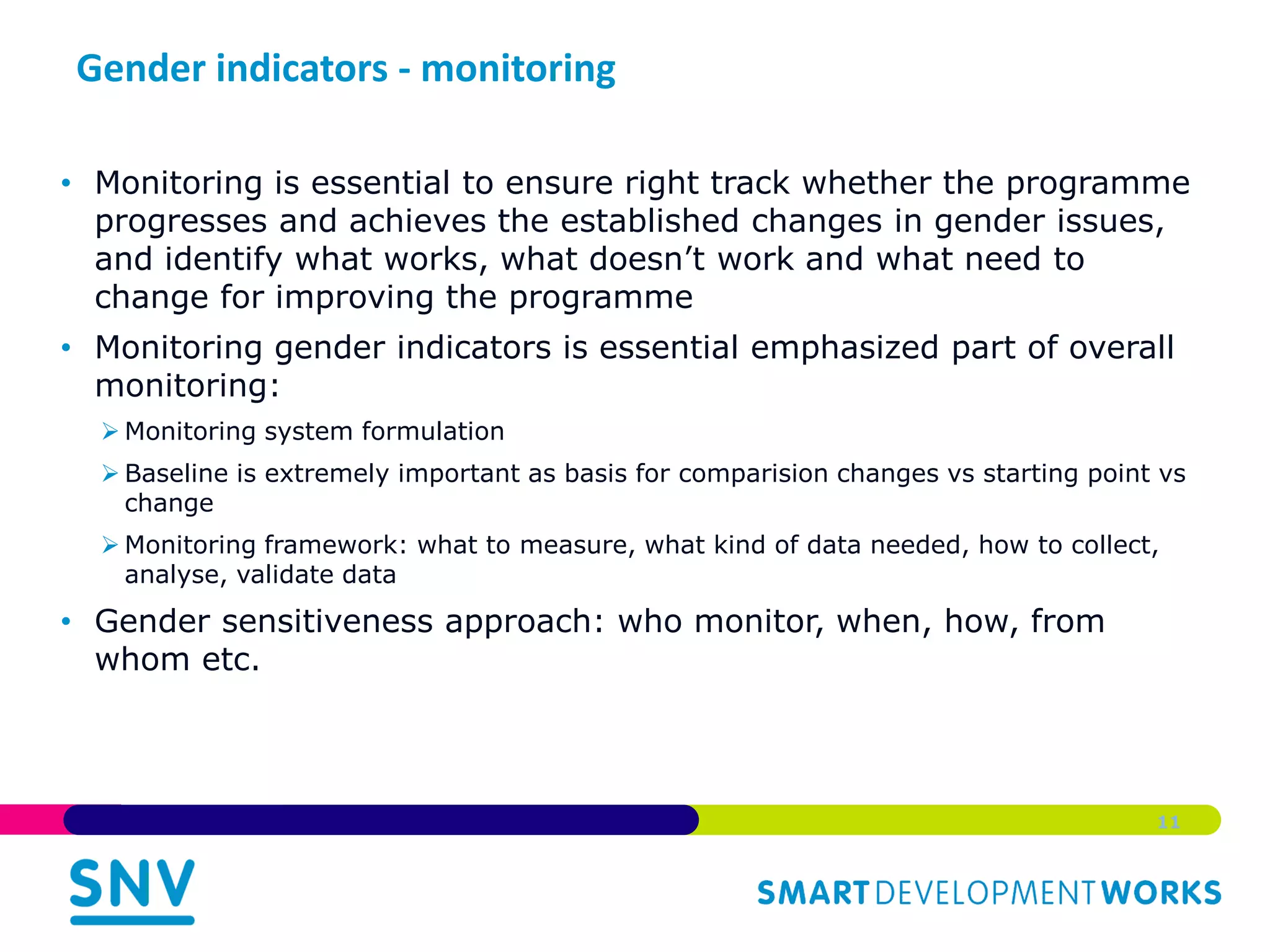 NAP Training Viet Nam - Designing and Monitoring Gender Indicators in ...