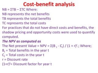NAP Training Viet Nam - Cost Benefit Analysis and Development ...