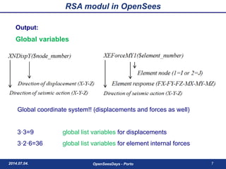 Multi Modal Response Spectrum Analysis Implemented in OpenSees | PDF