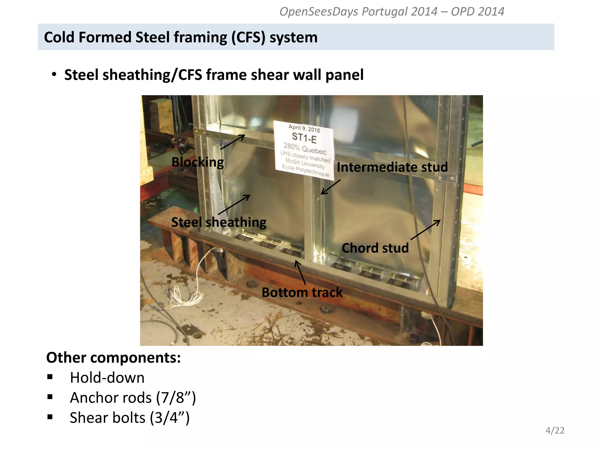 Deteriorating Hysteresis Model for Cold-formed Steel Shear Wall Panel ...