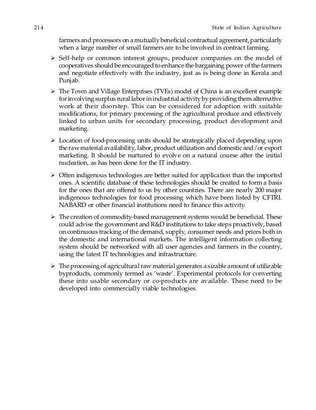 POST HARVEST MANAGEMENT AND VALUE ADDITION