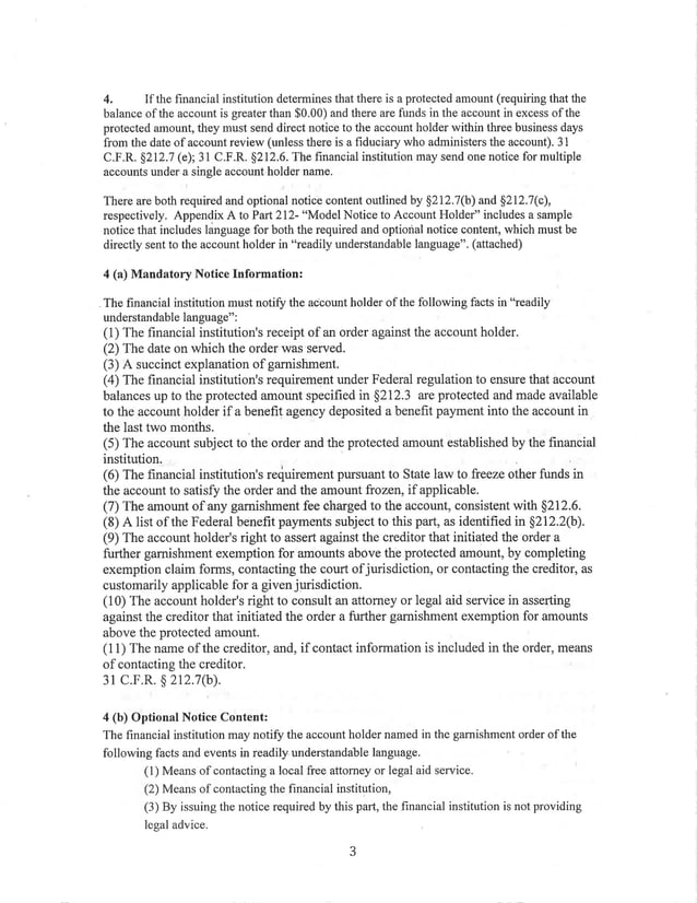 Garnishment Handout Sample | PDF | Free Download