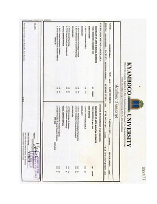 BA(Hons) Social sciences Degree Transcripts | PDF