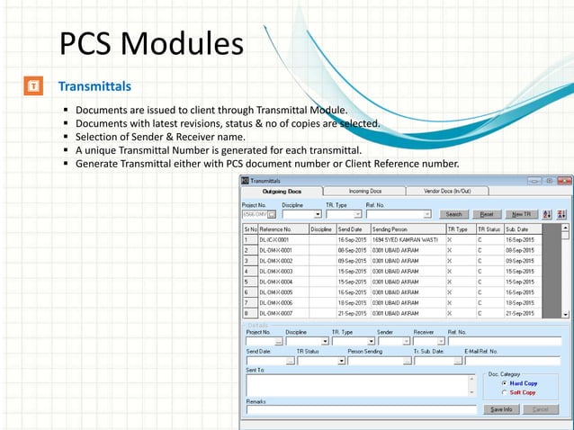Project Control System | PPSX