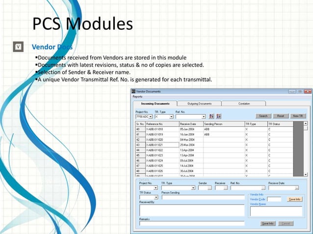 Project Control System | PPSX