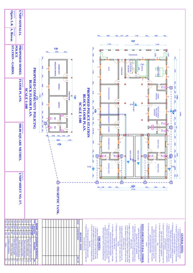 Model Police Station Design | PDF | Drawing and Sketching | Arts and Crafts