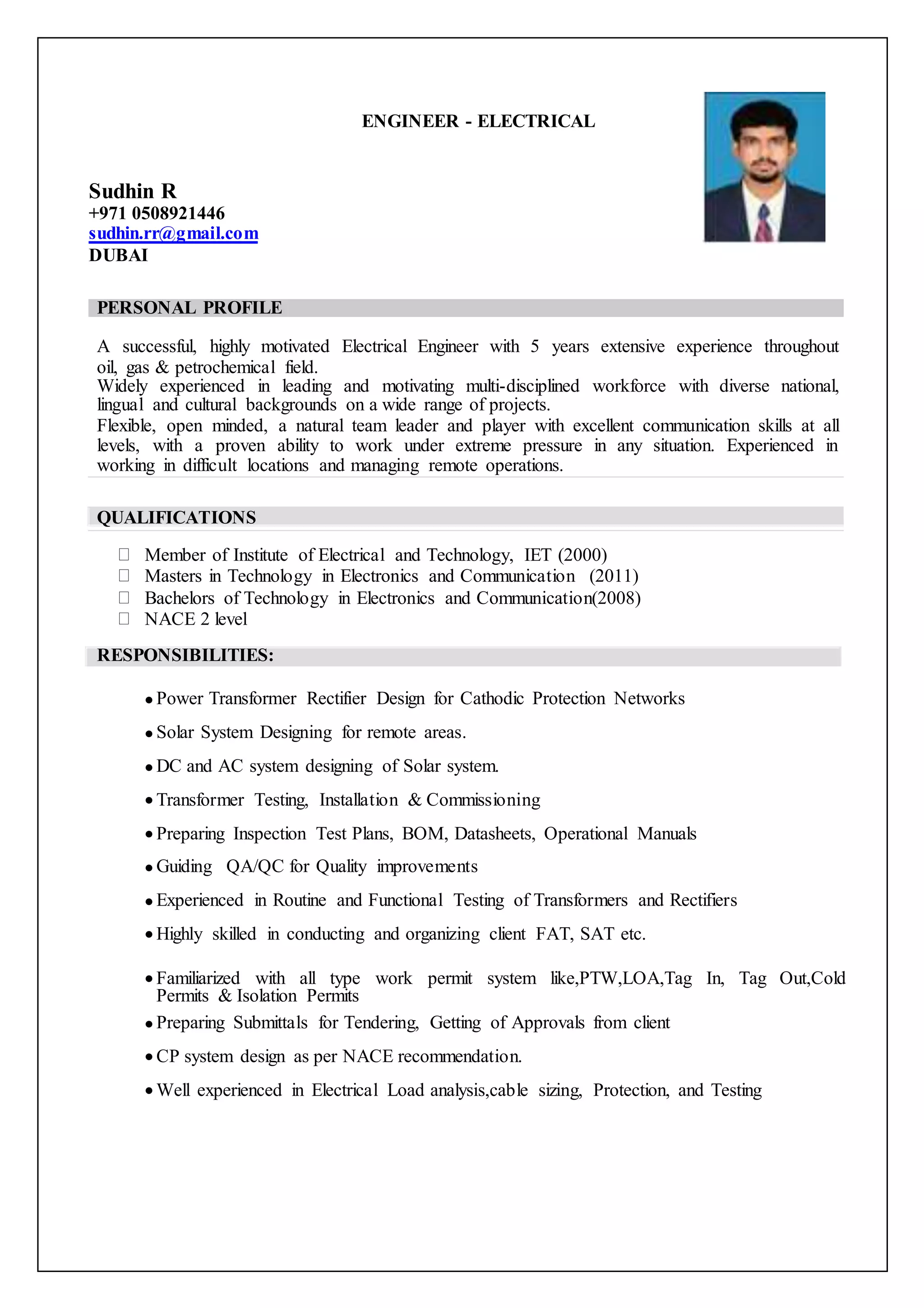 Resume-Sudhin | DOCX | Technology & Computing