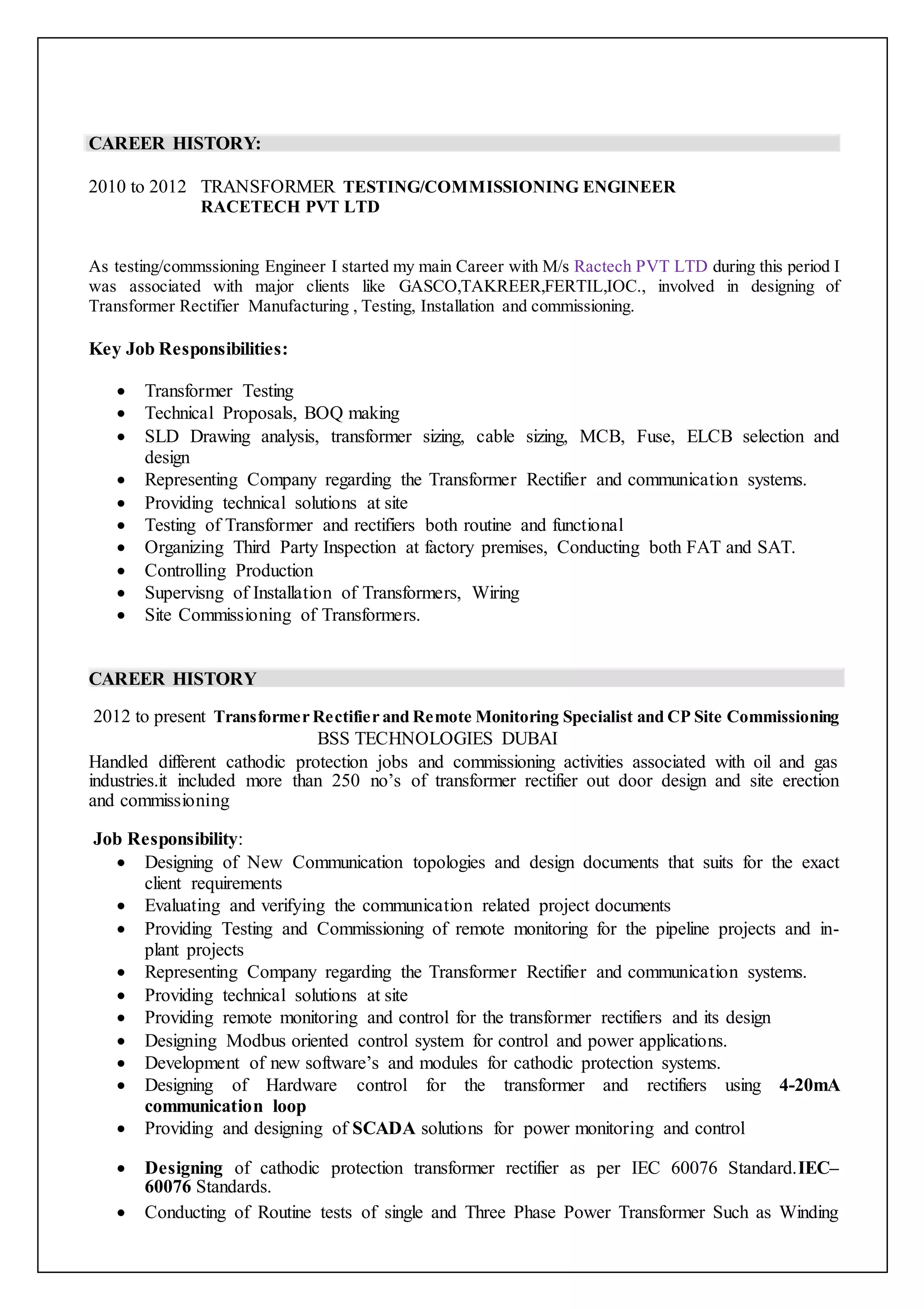 Resume-Sudhin | DOCX | Technology & Computing