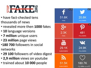 Debunking lies and stopping fakes: lessons from Ukraine. By Olga ...