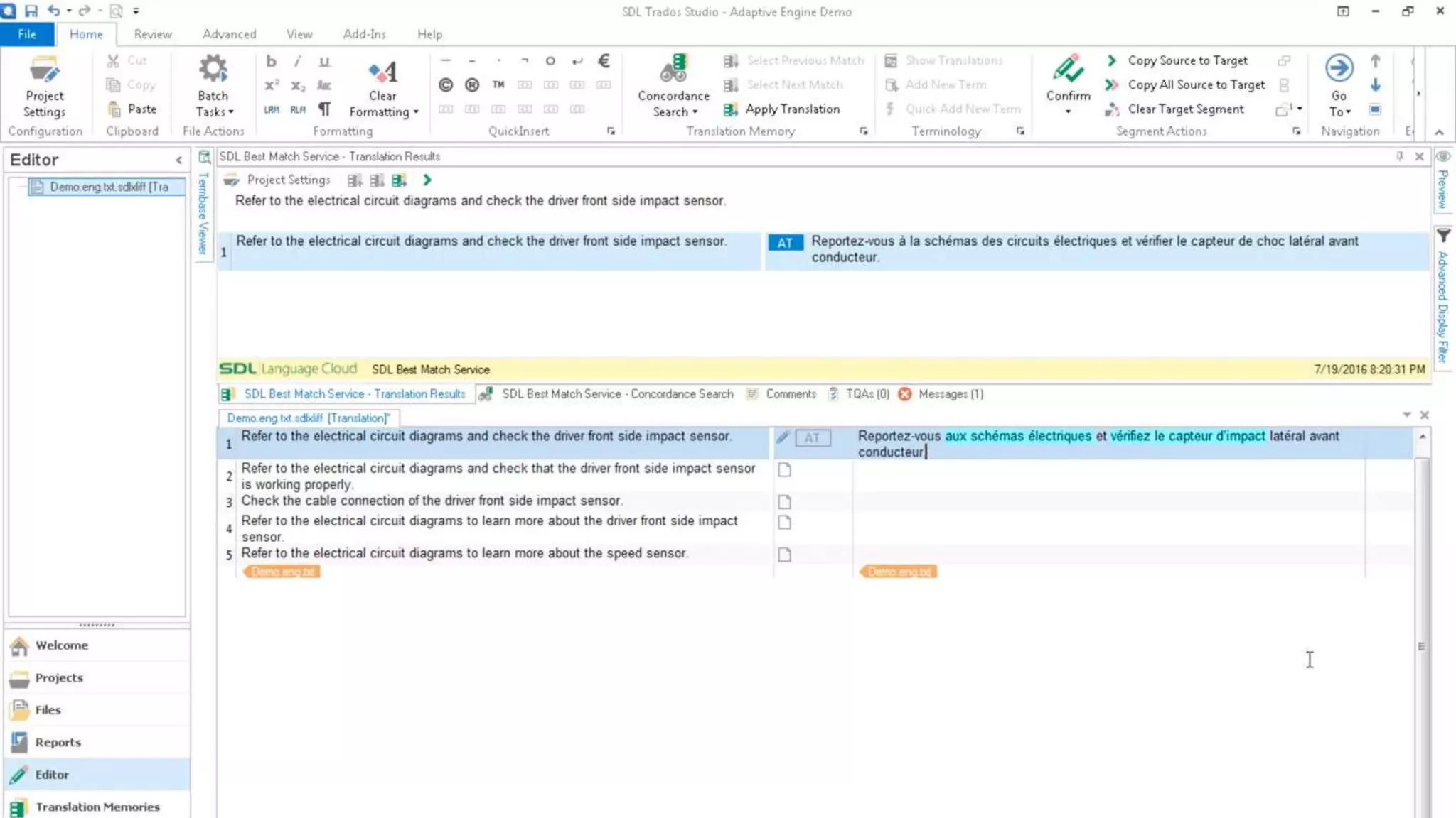 Applying Machine Learning - Abdessamad Echihabi at SDL Connect 16 | PPT